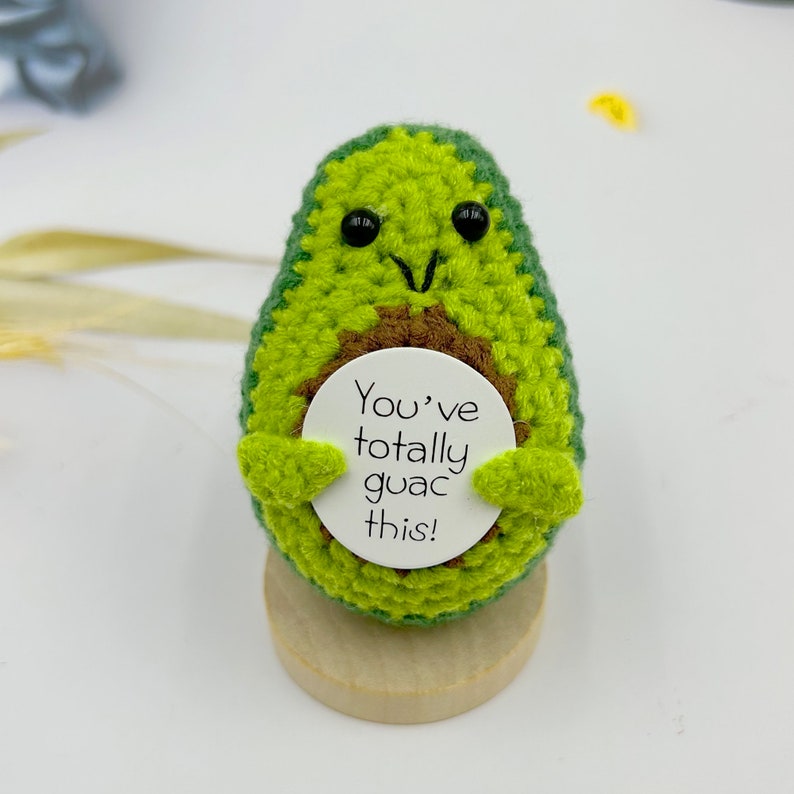 You've Got This Crochet Avocado and Positive Pear-cute Desk Accessories ...