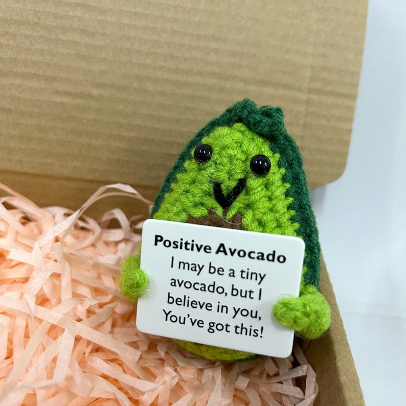 Bulk Sales Crochet Positive Avocado,you've Totally Guac This Gift, Gift ...