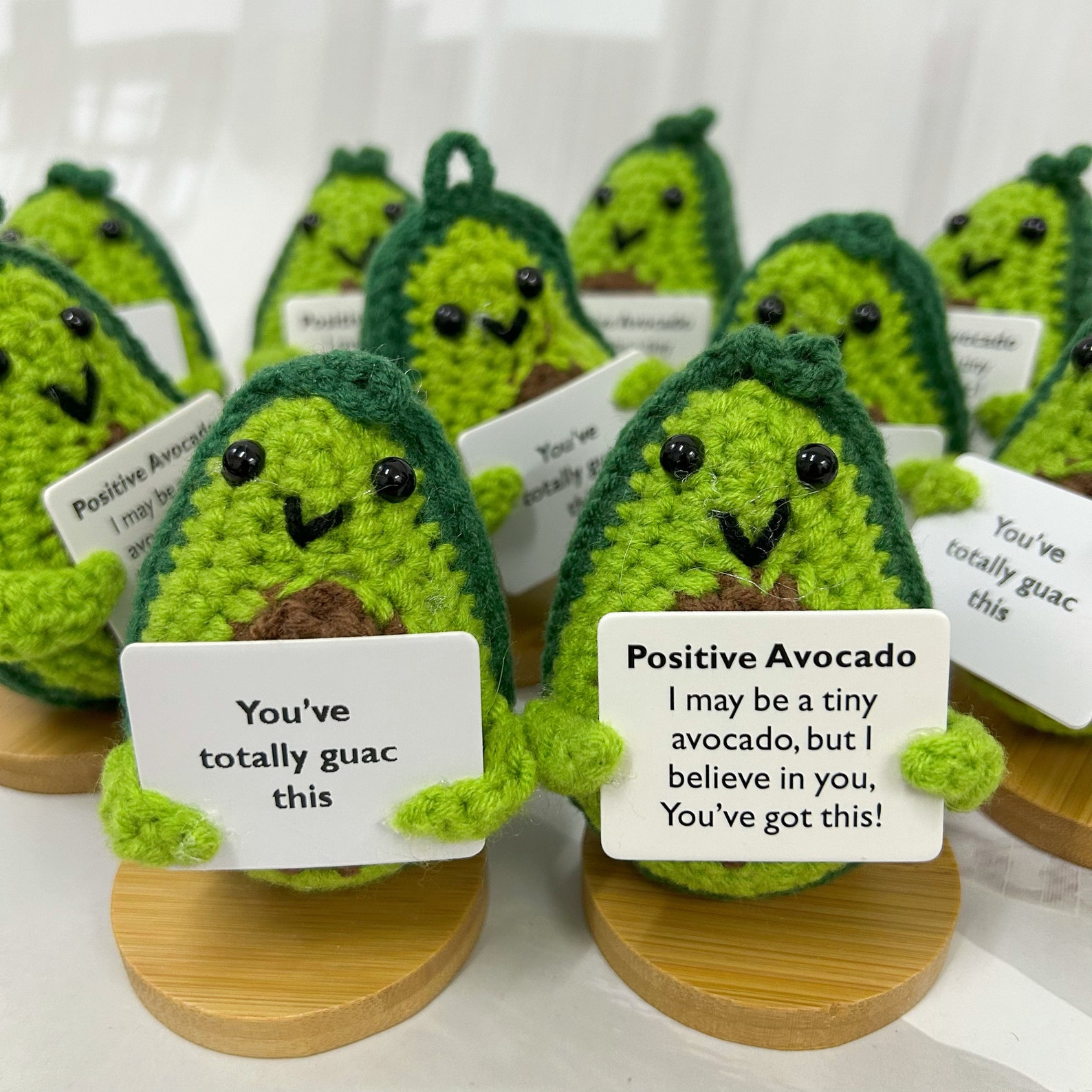 Bulk Sales Crochet Positive Avocado,you've Totally Guac This Gift, Gift ...