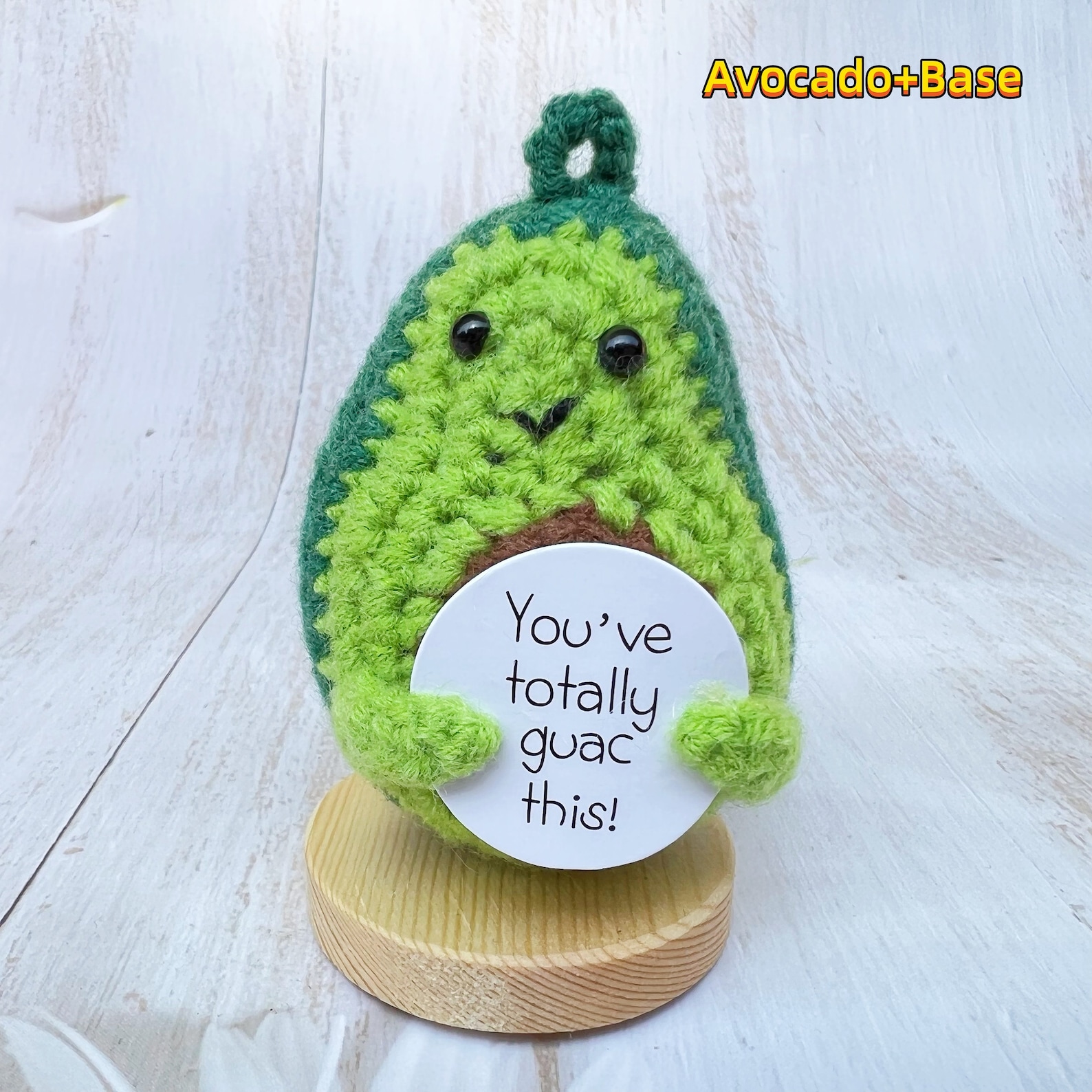 Inspirational Kids Gift,positive Avocado,show Love Mushroom,handmade ...