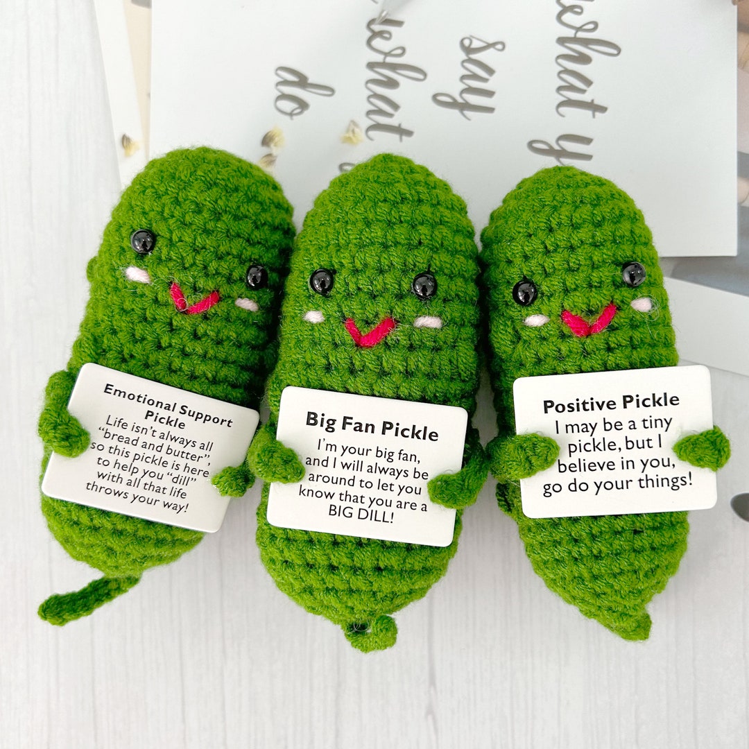Emotional Support Pickle/positive Pickle/big Fan Pickle,emotional ...