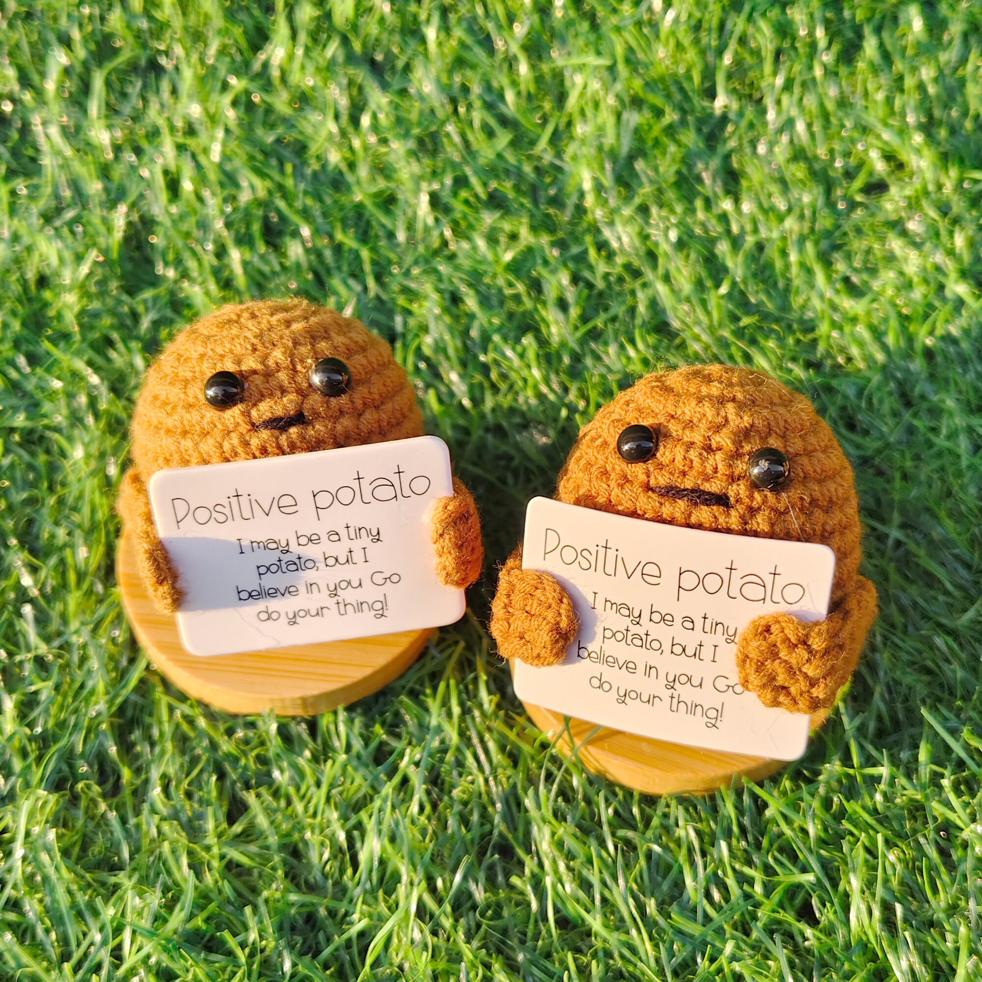 Bulk Sale Cheap Positive Potatoes,handmade Crochet Potato With Positive ...