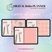 Boho Digital Planner I Pink Digital Planer I Monthly Weekly Planner I ...