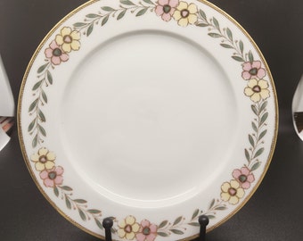 Hand-painted Floral Ceramic Plate - Etsy