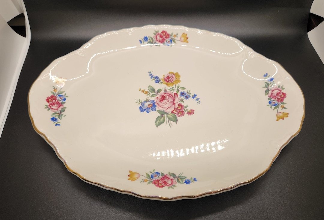 Oval Hazel China Platter - Etsy