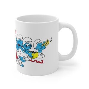 Smurfs Mug / Smurf Village / Cartoon Merch / Nostalgia Gift - Etsy