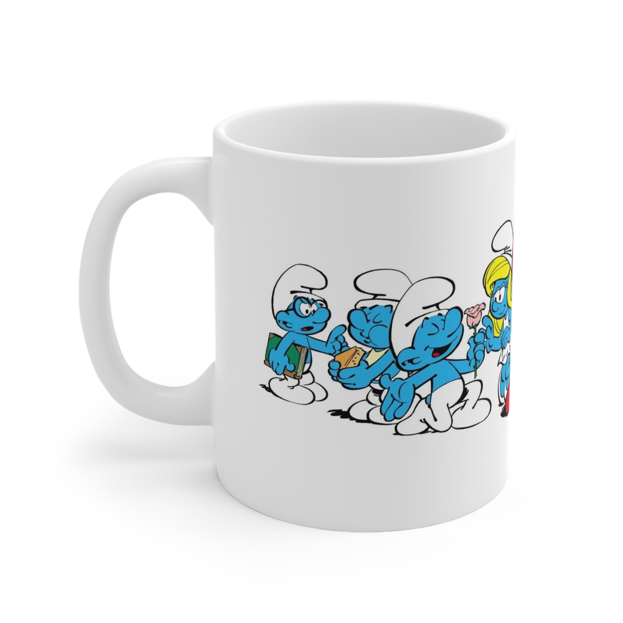 Smurfs Mug / Smurf Village / Cartoon Merch / Nostalgia Gift - Etsy