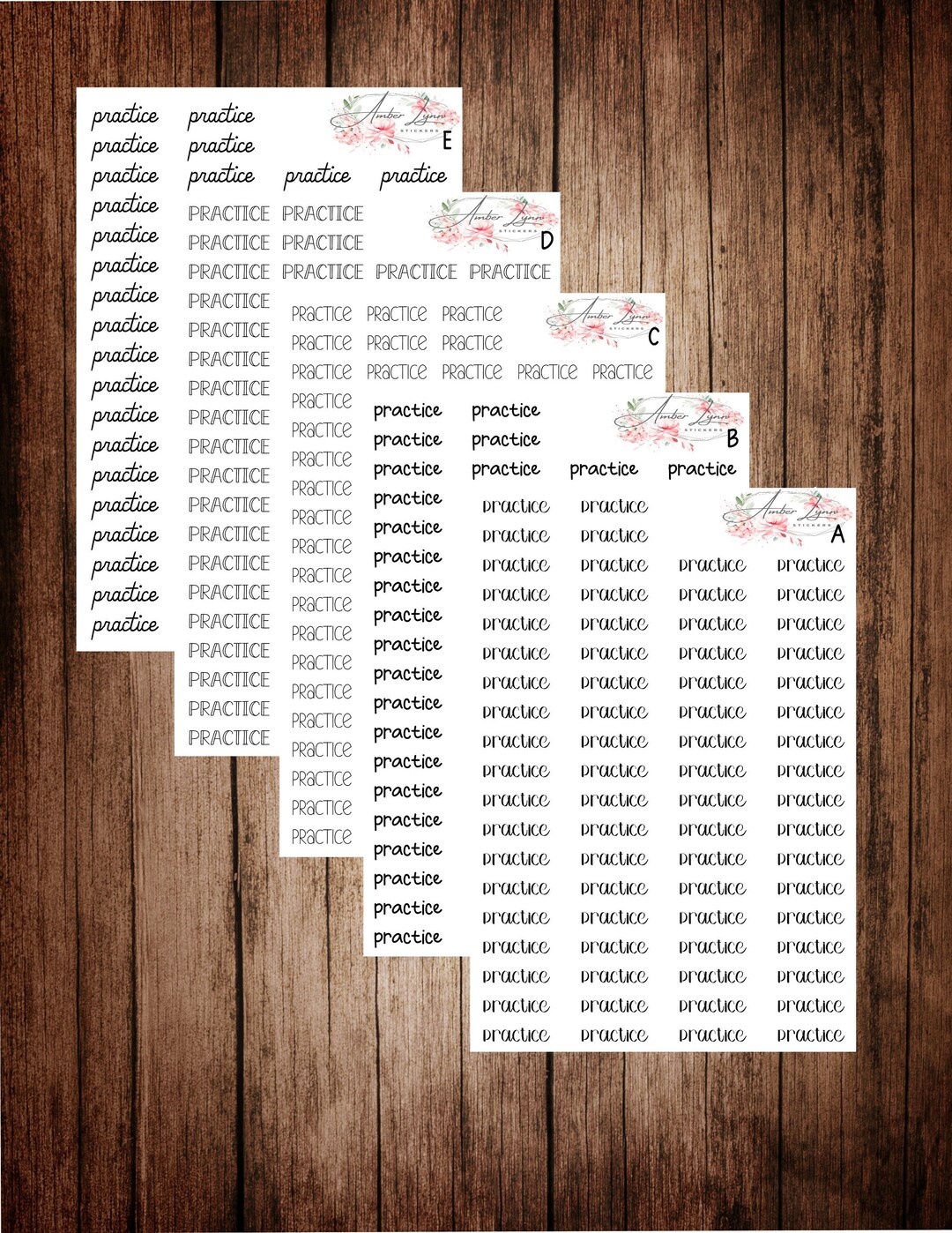 Practice Script - Etsy