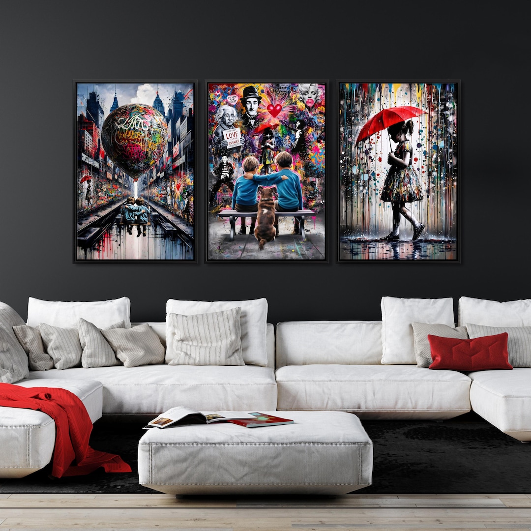 Wunderbar Banksy Bilder Leinwand Ebenbild
