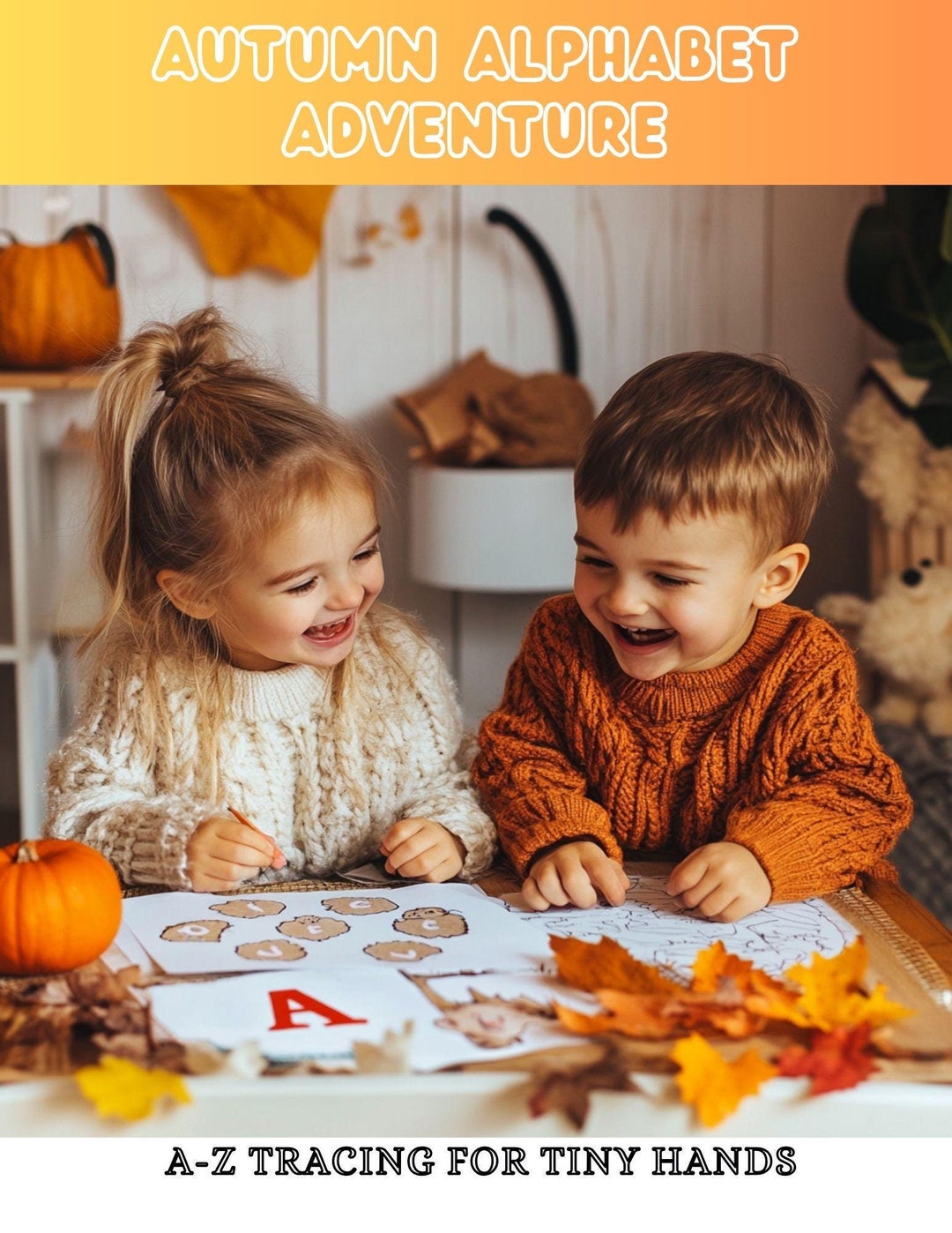 Autumn Alphabet Adventure A Z Tracing for Tiny Hands - Etsy