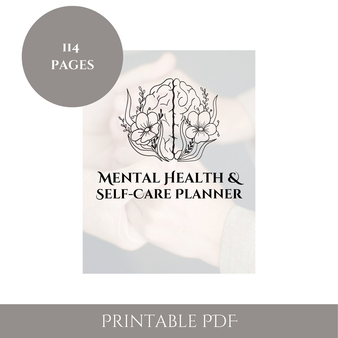 Mental Health Planner, DBT Journal Printable, Mood Tracker Workbook - Etsy
