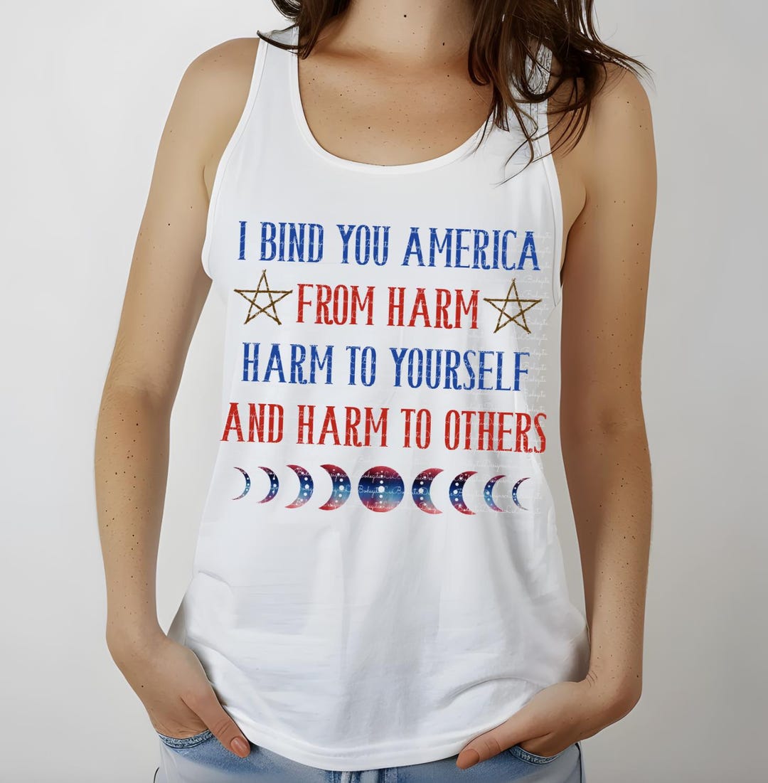 I Bind You America PNG, Witchy USA Art (digital Download) - Etsy