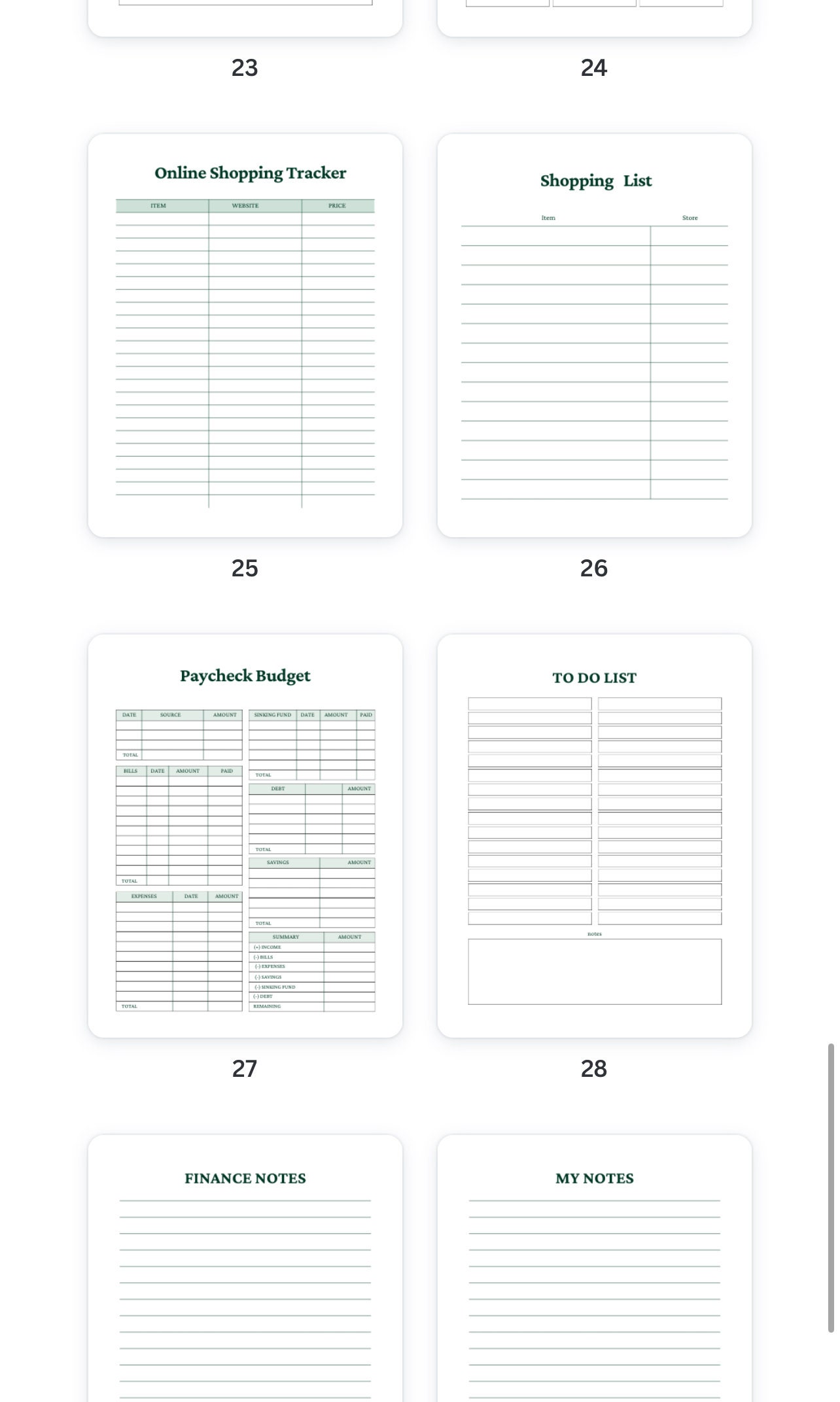 Ultimate Financial Planner - Etsy