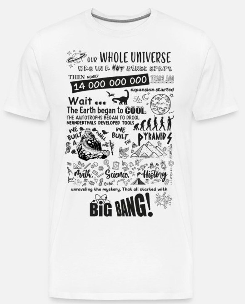The Big Bang Theory Song Design To Sublimate Print Textile Vinyl