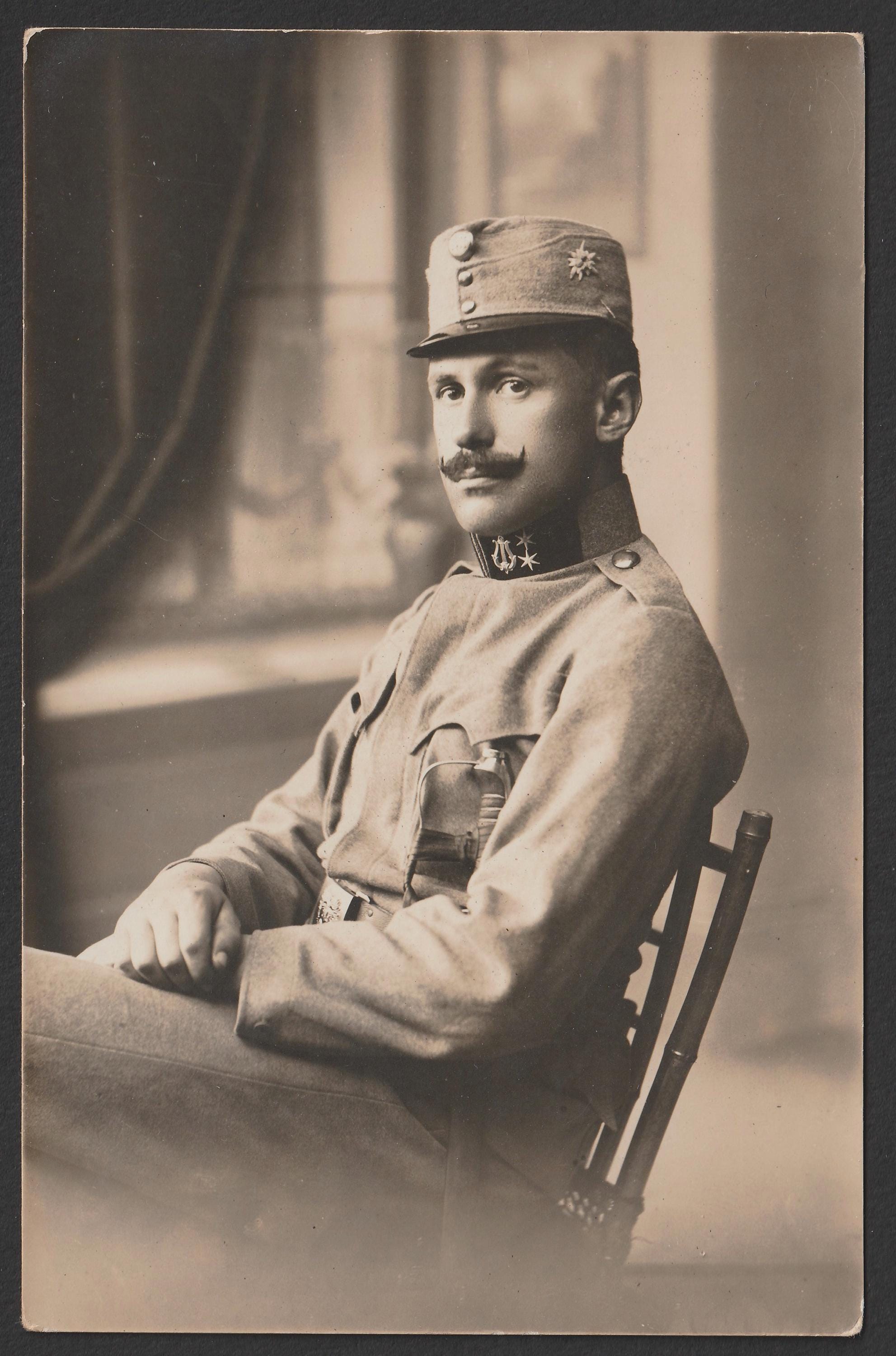 Austro-hungarian Officer WW1 Postcard Real Photograph Military - Etsy