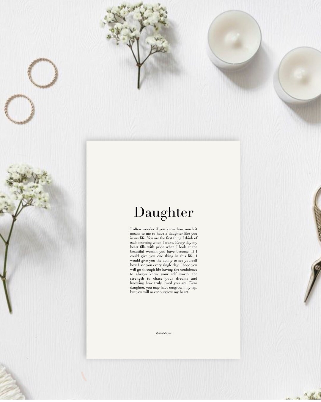 Daughter Gift From Mom to Daughter Sentimental Daughter Gift Daughter ...