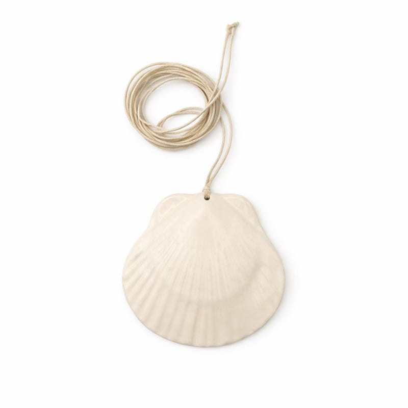 Shell Clay Necklace - Etsy UK
