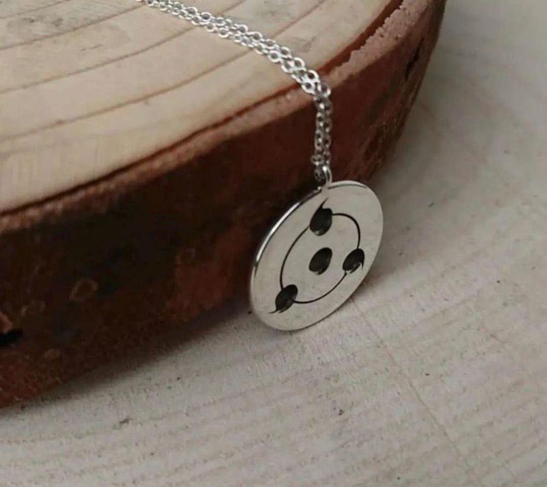 Sharingan NECKLACE 925 Silver - Etsy