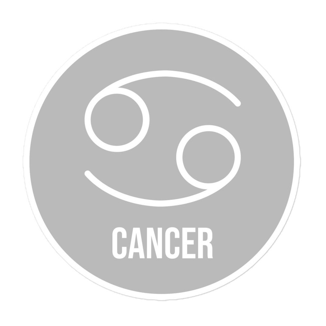 Cancer Zodiac Sign Bubble-free Sticker - Etsy