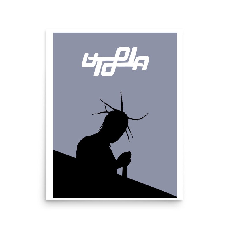 Travis Scott Utopia Album Art Poster Hip Hop Music Room - Etsy