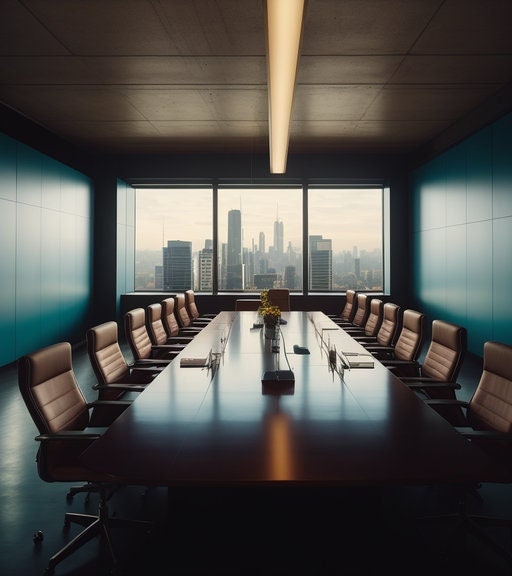 Modern Board Room - Etsy