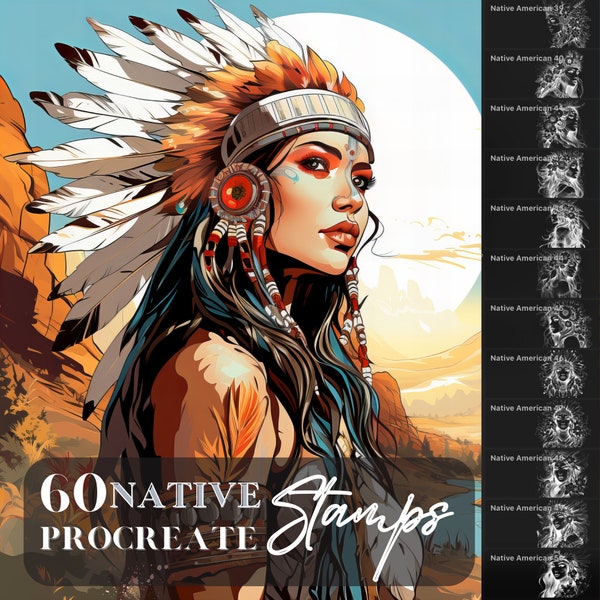 Native American Stamps - Etsy