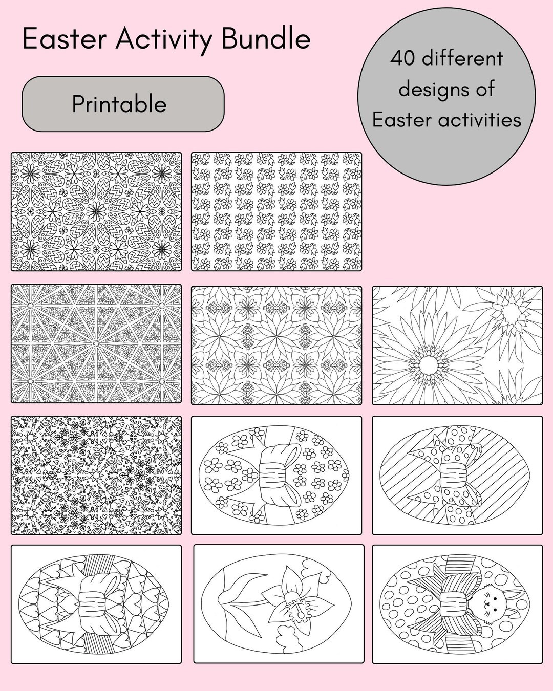 Easter Activity Bundle| Digital Download | Printable | Classroom ...