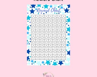 Orange Star Reward Chart Printable – Kids Behaviour Chart – Instant ...
