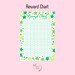 Green Star Reward Chart Printable – Kids Behaviour Chart – Instant ...