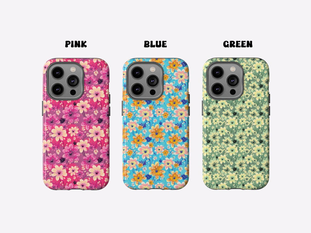 Trending Now Floral Cell Phone Case, Cool Phone Case, Flower Pattern ...