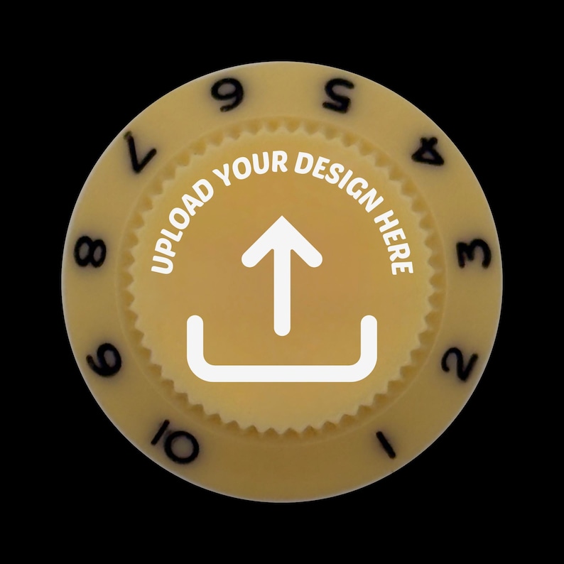Custom Strums™ Personalized Strat-style Guitar Knob (single) - Etsy
