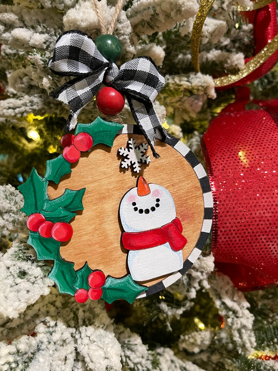 Rustic Whimsical Christmas Ornaments - Etsy