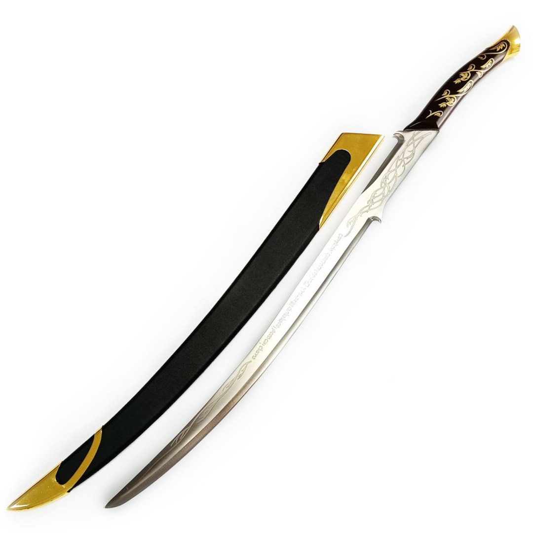 Arwen's Elven Sword Hadhafang, 1:1, With Scabbard (wood+artificial ...