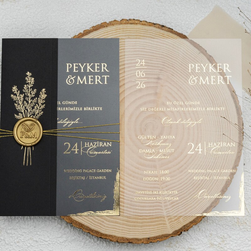 Leaf Invitation - Etsy