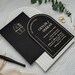 Wedding Invitation Cards With Envelope, Black Paper Wedding Invitation ...