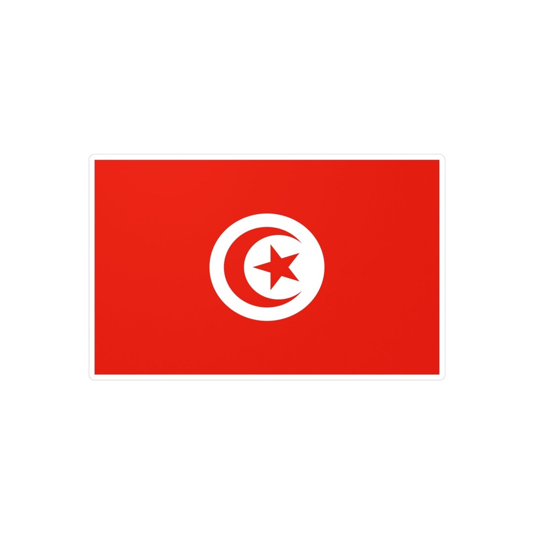 Sticker Flag of Tunisia in Several Sizes - Etsy