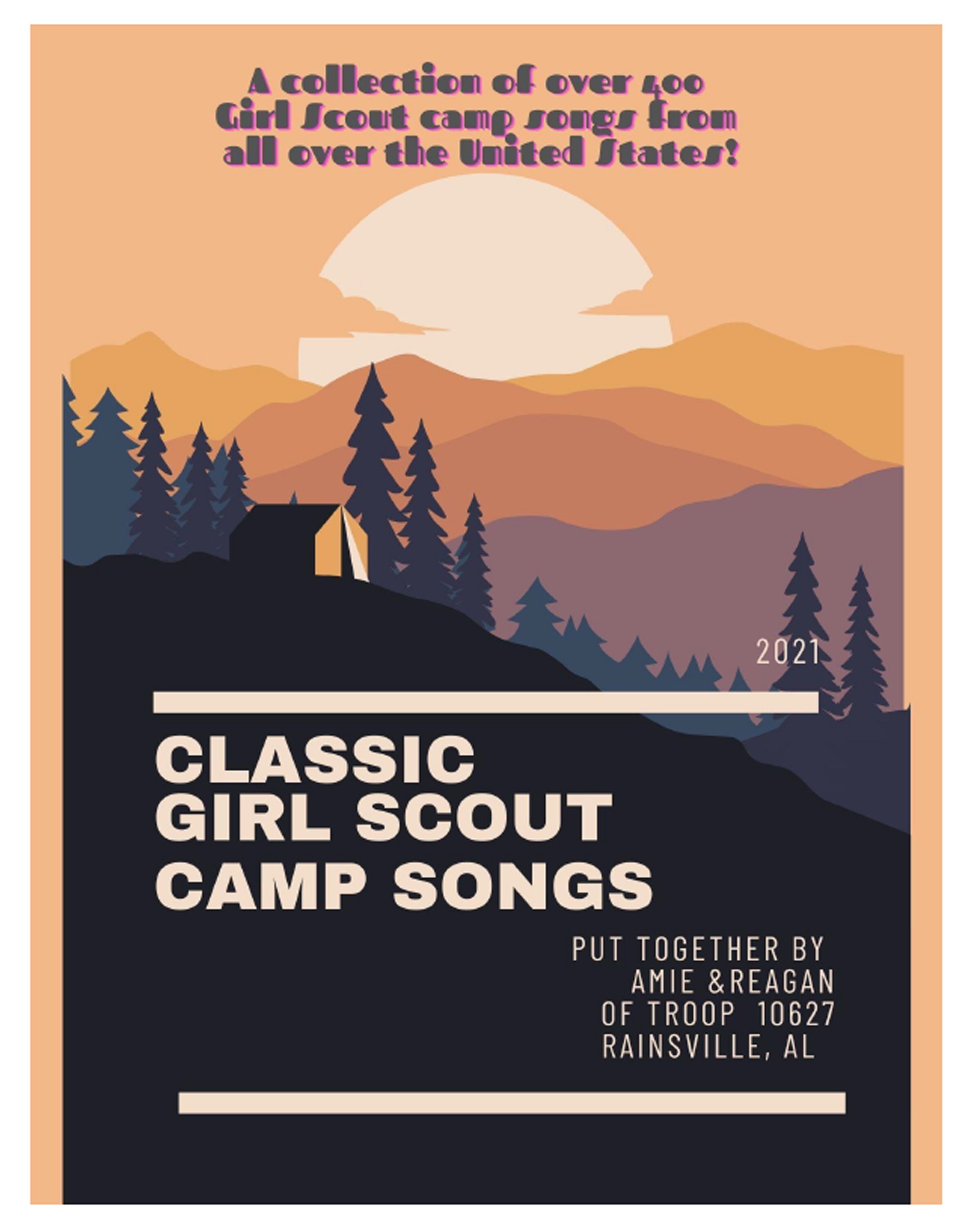 Girl Scout Song Bookdigital Download 400 Songs Girl Scout Leader Girl ...