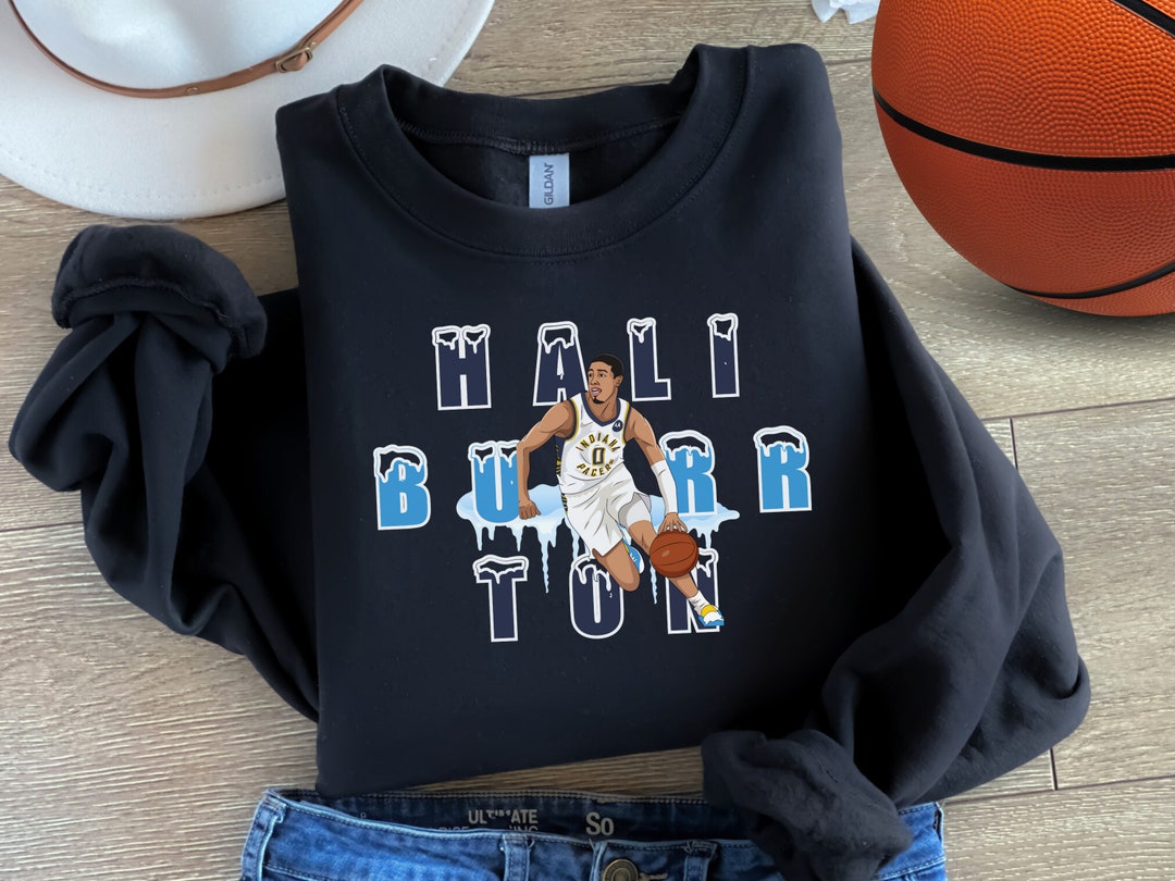Clever Tyrese Haliburton Ice in His Veins Sweatshirt for Pacer Fans ...