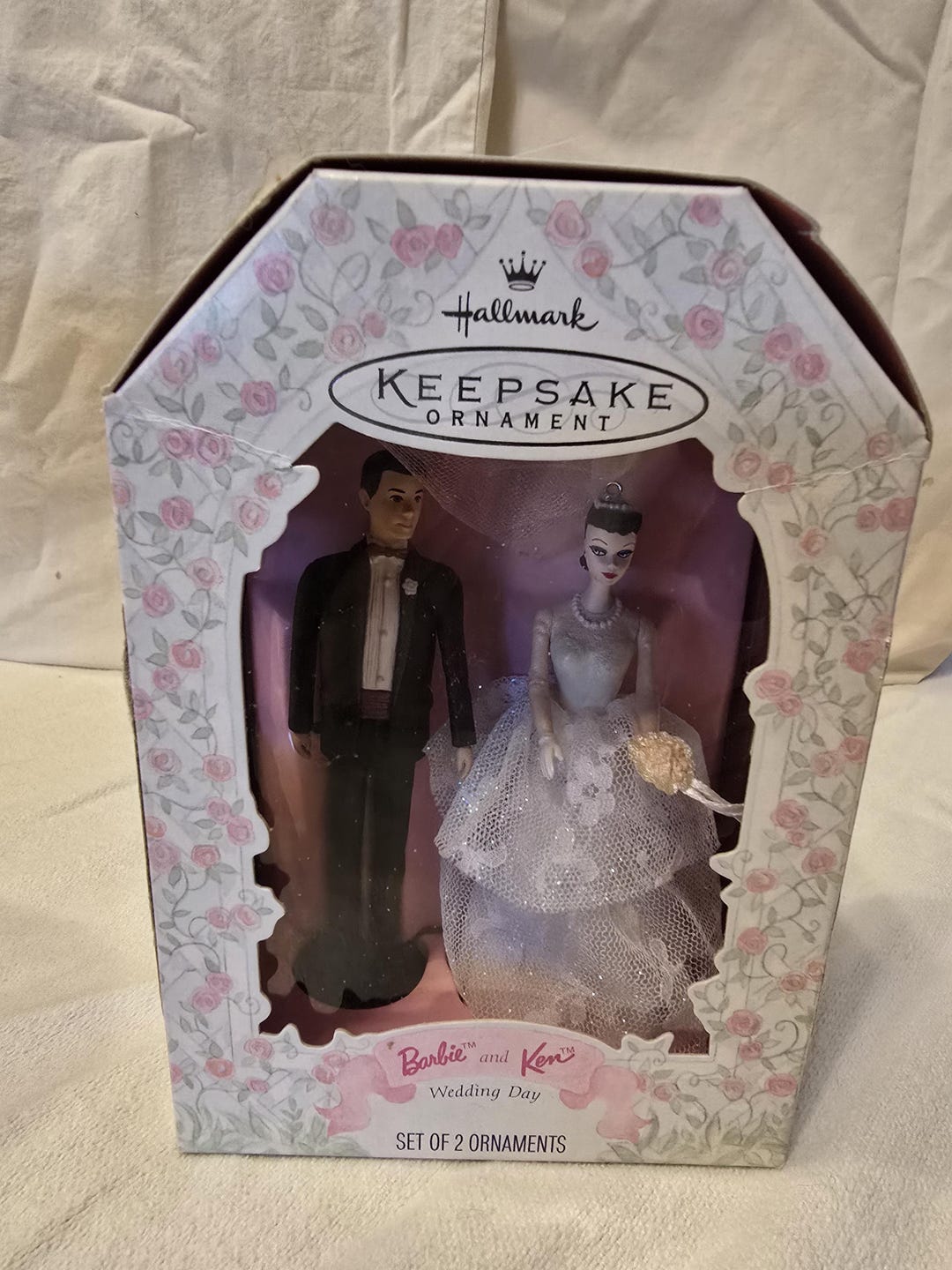 Hallmark Barbie & Ken Tree Ornament Cake Topper 1997 - Etsy