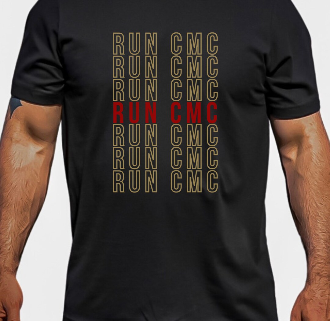 Run CMC | Christian Mccaffrey | Niners Gear | Retro 49ers T-shirt - Etsy