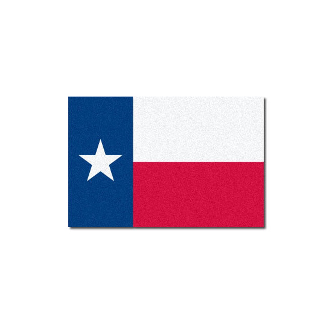 Reflective Texas State Flag Decal - Etsy