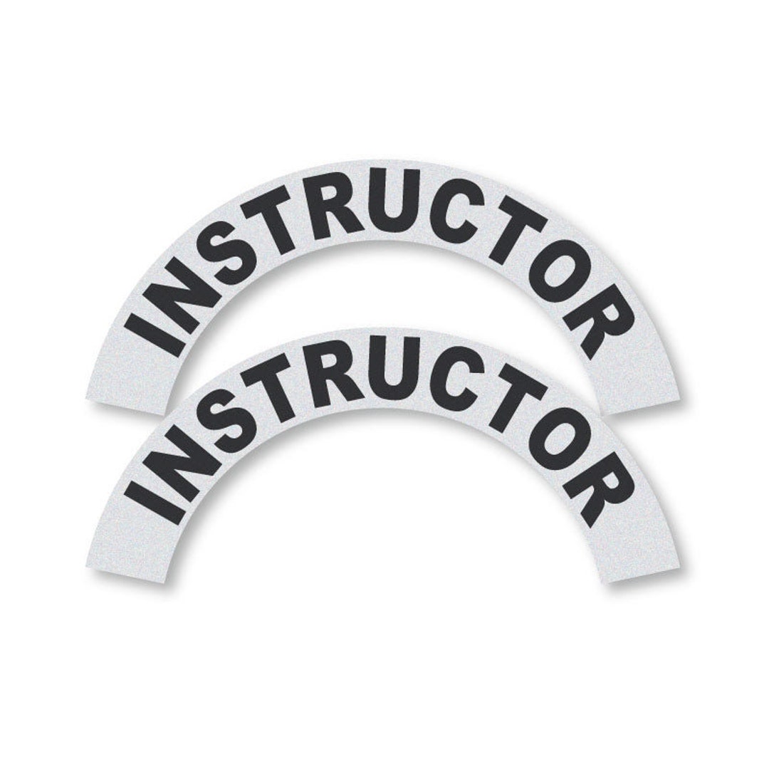 3M Reflective Fire & EMS Helmet Crescent-rocker - Instructor - Etsy