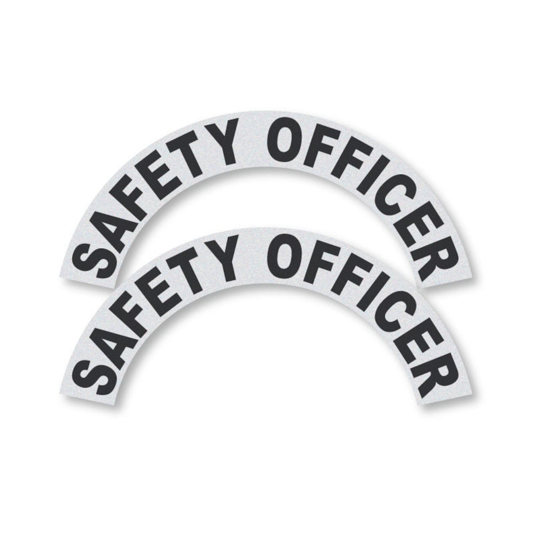 3M Reflective Fire & EMS Helmet Crescent Set - Safety Officer - Etsy