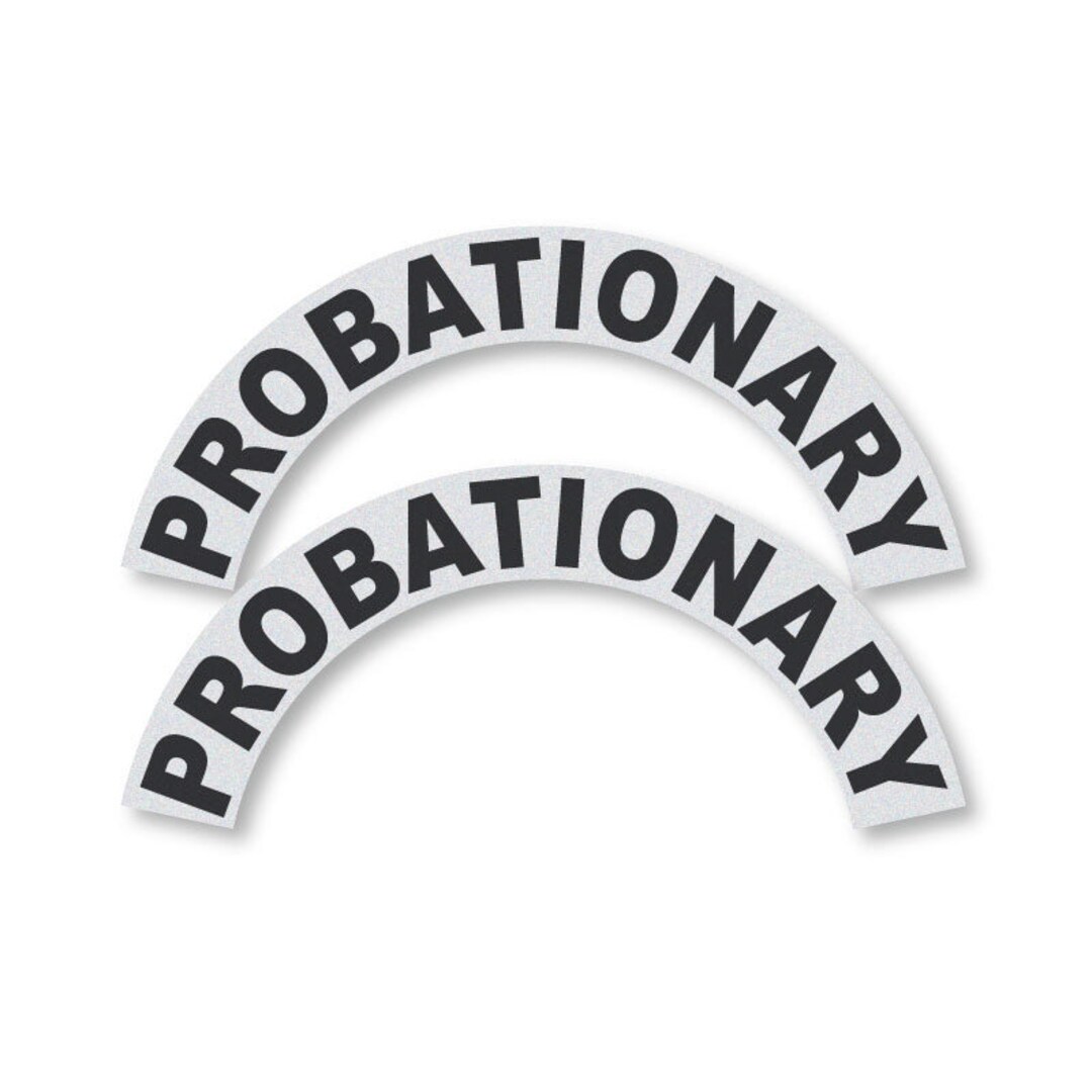 3M Reflective Fire & EMS Helmet Crescent-rocker - Probationary - Etsy