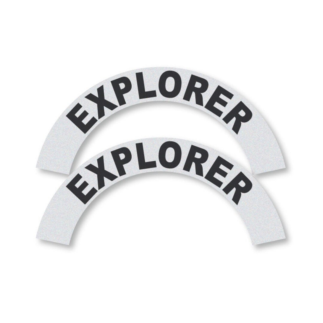 3M Reflective Fire & EMS Helmet Crescent-rocker - Explorer - Etsy