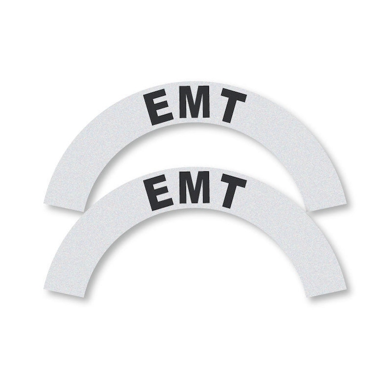 3M Reflective Fire & EMS Helmet Crescent-rocker - EMT - Etsy