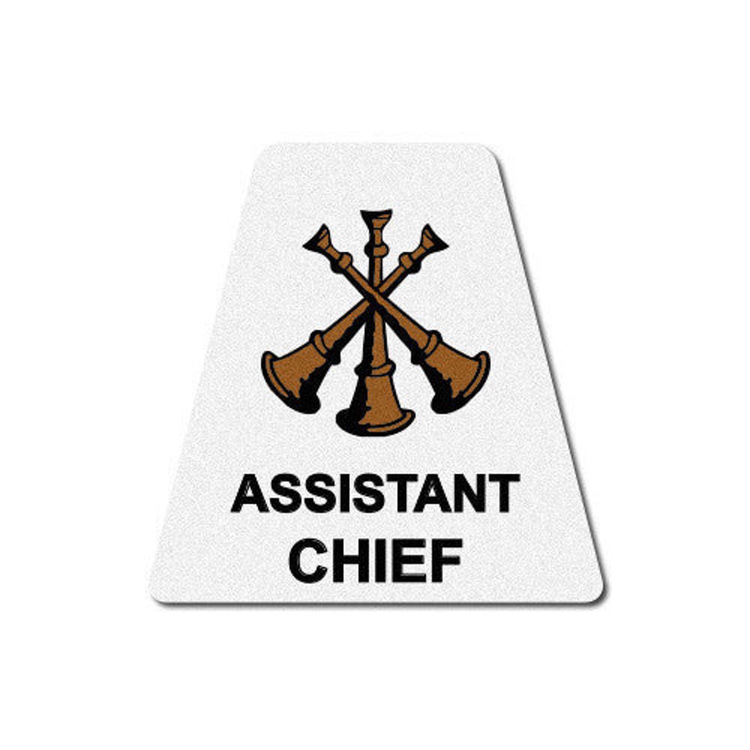 3M Reflective Firefighter White Assistant Chief Horns Tetrahedron - Etsy