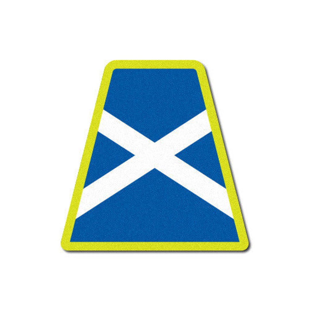 3M Reflective Firefighter Scottish Flag Tetrahedron - Etsy