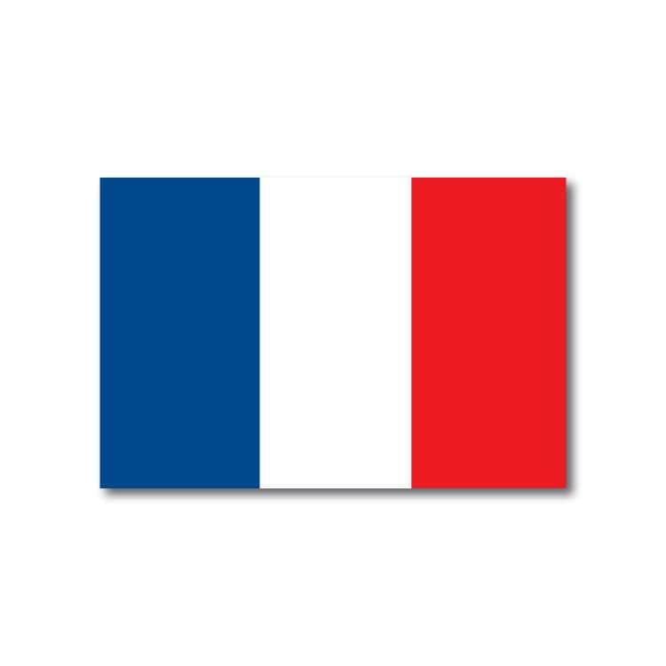 Reflective France Flag Decal - Etsy