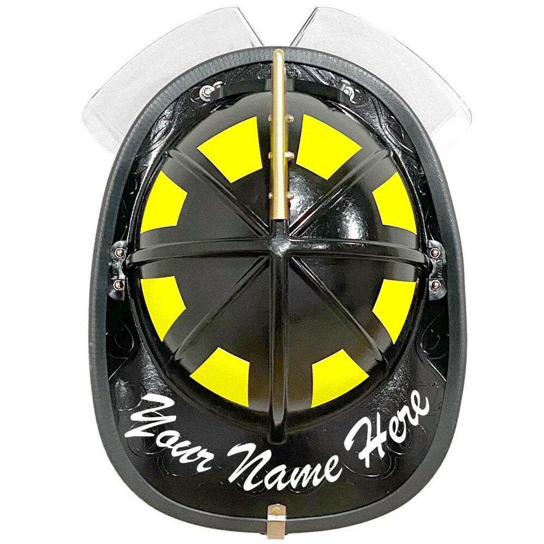 Reflective Curved Helmet Name - Script Font - Etsy